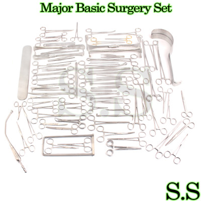Major Basic Surgery Set Set 161 Pieces Surgical Instruments-S.S-561 | eBay