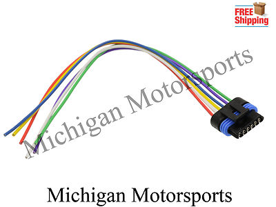 6 Wire Throttle Position Sensor TPS Connector Pigtail Wiring LS1 LS6 ...