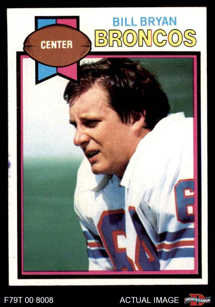 1979 Topps #363 Bill Bryan Broncos RC 5 - EX | eBay