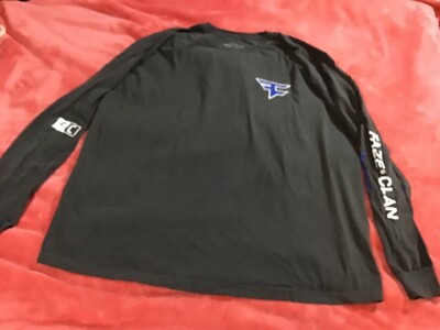 Faze-clan core long sleeve tee shirt 2XL new package black | eBay