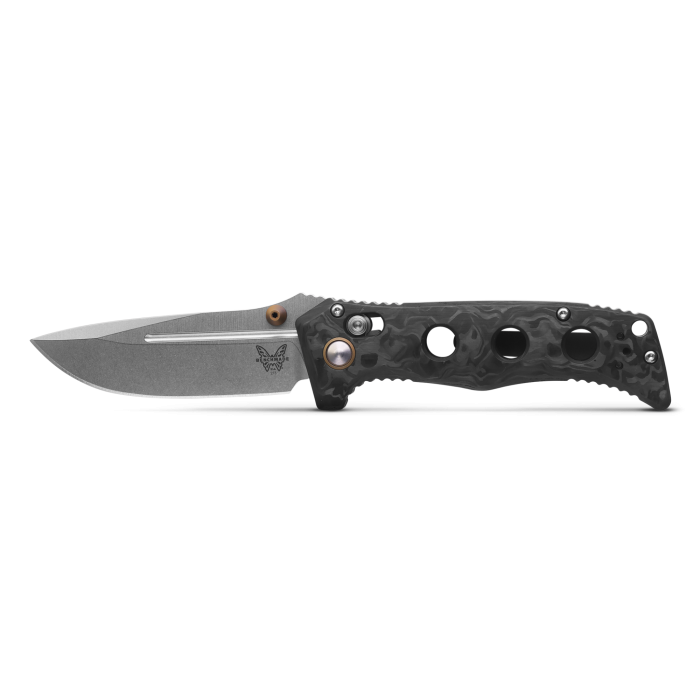 Benchmade 273-03 Mini Adamas Pocketknife - Marbled Carbon Fiber ...