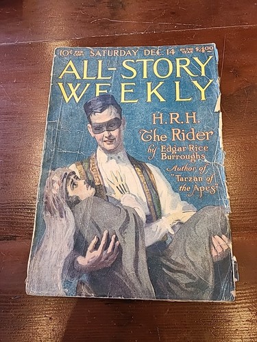 All-Story Weekly December 14, 1918 Edgar Rice Burroughs H.R.H. The ...