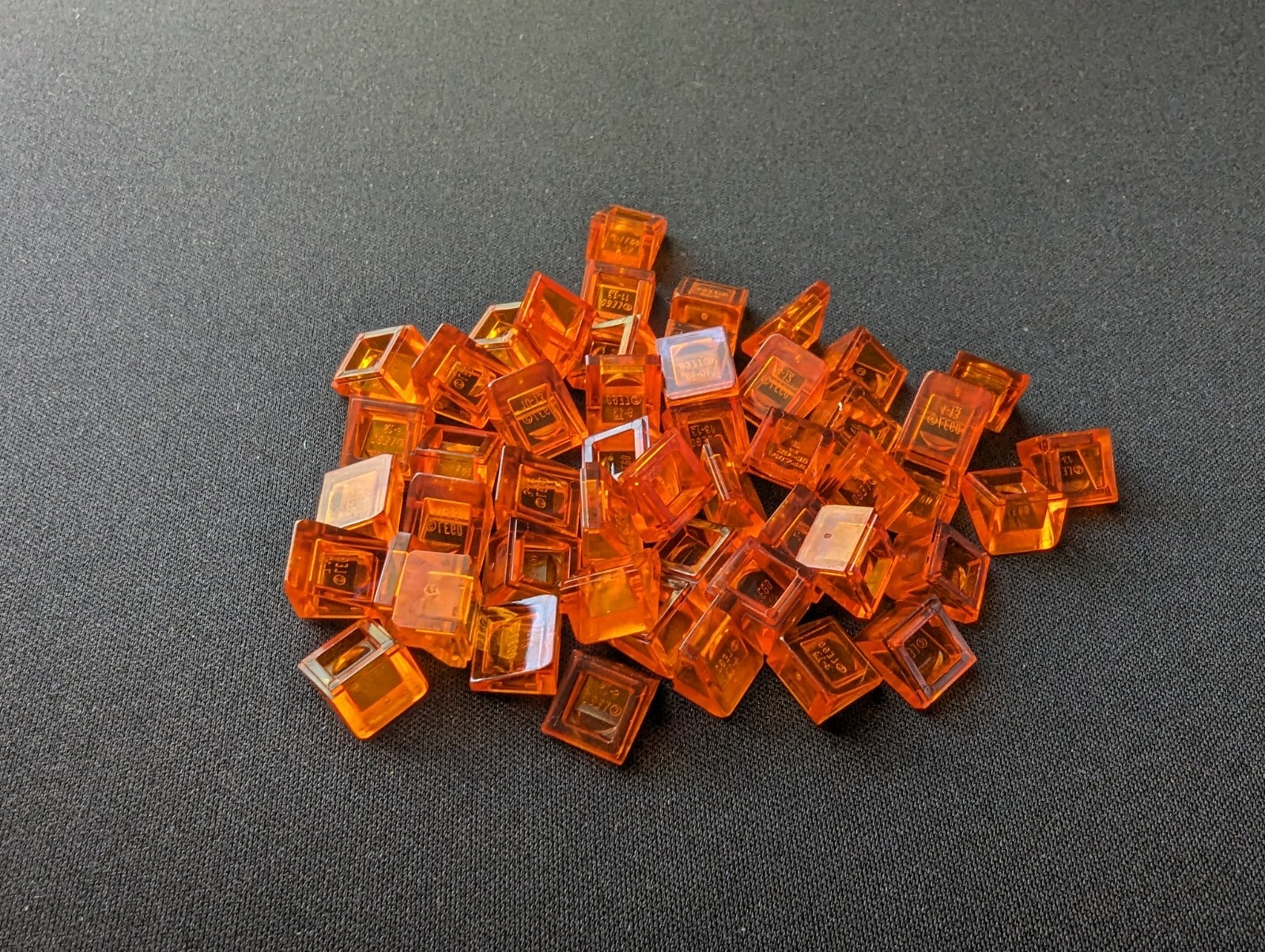 50x Trans-Orange LEGO 54200 Slope 30 1x1 Cheese Slope NEW | eBay