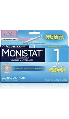 Monistat 1 Day Yeast Infection Treatment for Women, 1 Prefilled ...