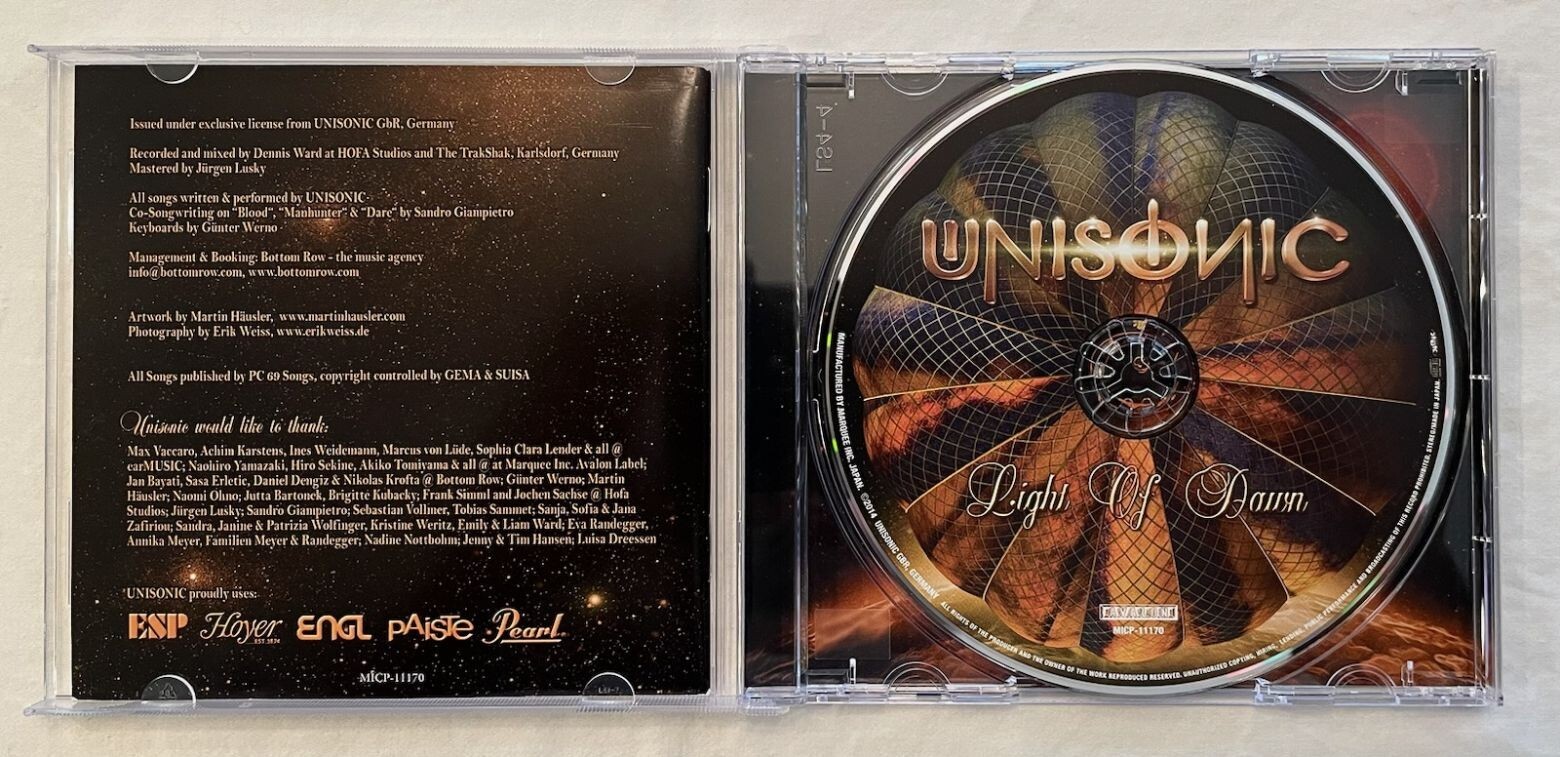 Unisonic-light of Dawn-japan CD Bonus Track F83 for sale online | eBay