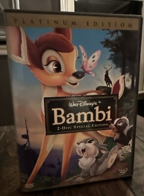 Bambi Platinum Edition (DVD, 2005, 2-Disc Set) Walt Disney Pictures ...