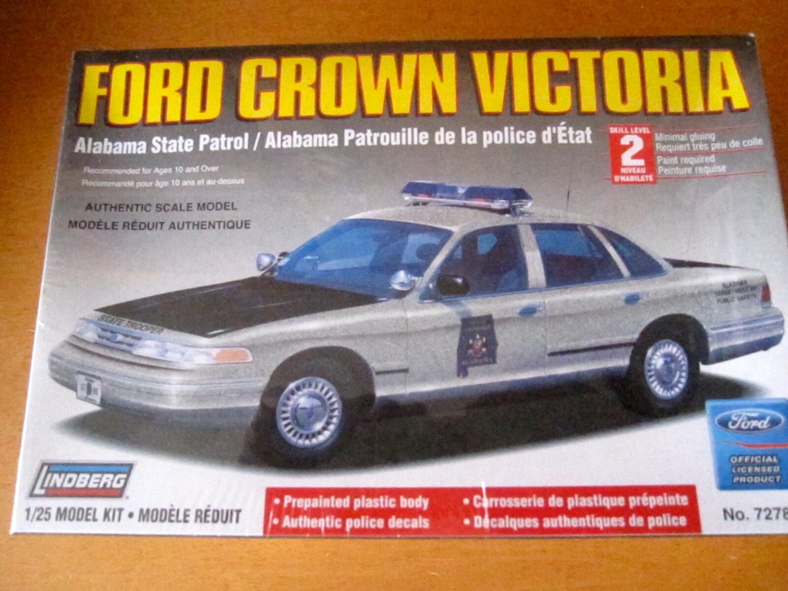 FORD CROWN VICTORIA ALABAMA STATE TROOPER POLICE CAR 1/25 FACTORY ...