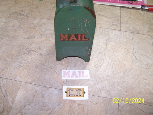 Vintage Metal Mail Box Bank Restoration Decal set! | eBay