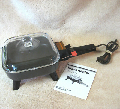 Toastmaster Handi-Pan 7" Electric Skillet Fryer or Slow Cooker Dorm ...