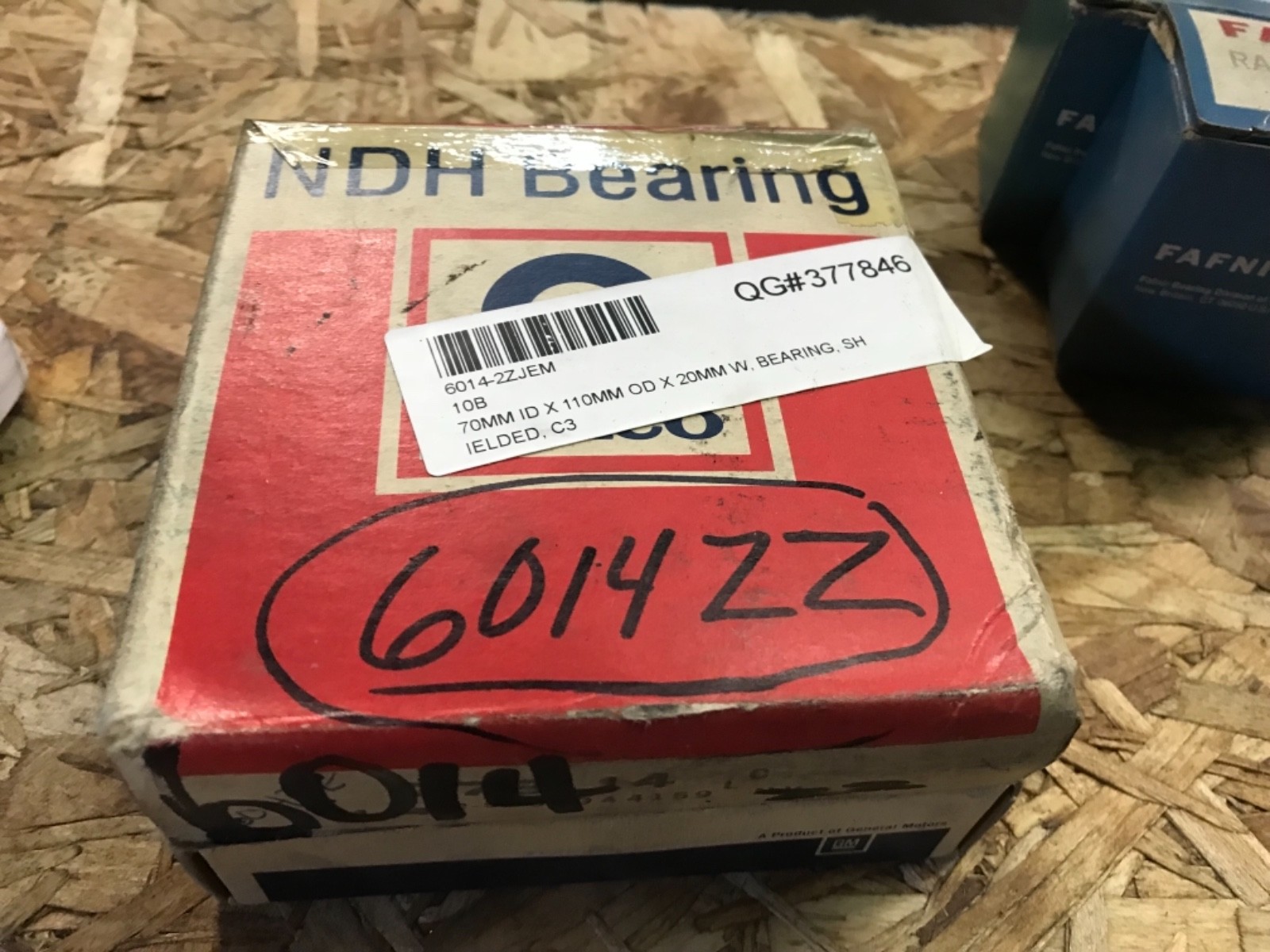 Lot of 2–NDH bearing, #6014ZZ, FREE SHIPPING to lower 48, NEW OTHER | eBay