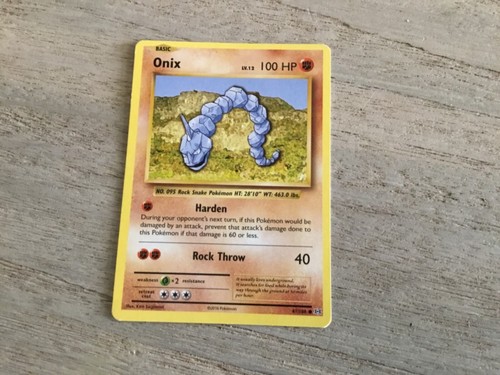 Onix 61/108 - XY Evolutions Set (2016) - Pokemon Card rare - NM- Never ...