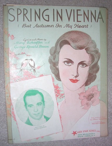 1936 SPRING IN VIENNA (Autumn in My Heart) Sheet Music RUSS MORGAN by ...