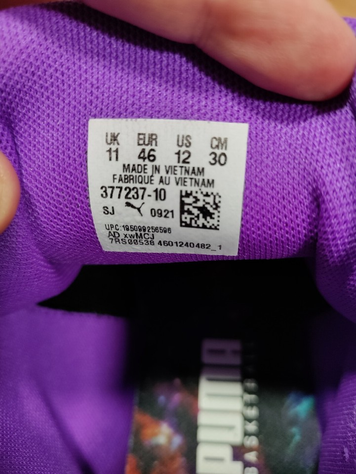 Puma MB.01 LaMelo Ball Queen City Basketball Purple Men's Size 12 ...