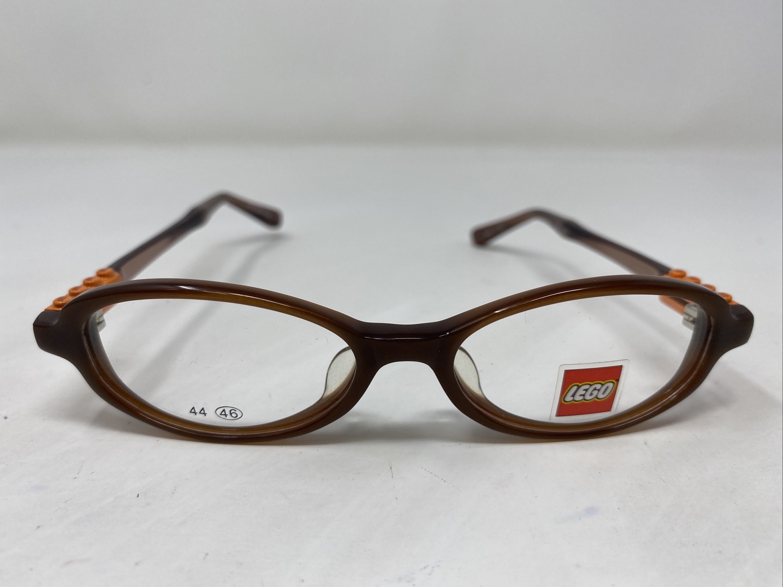LEGO Eyewear LG-501 C3 46-15-131 Brown Plastic Full Rim Eyeglasses ...