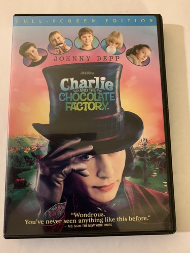 Charlie and the Chocolate Factory (DVD, 2005, Full Frame) 12569593367| eBay