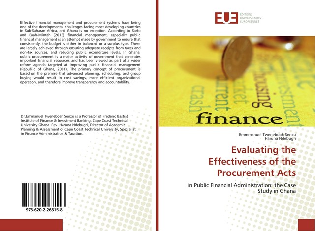 Evaluating The Effectiveness of The Procurement Acts von Emmmanuel ...