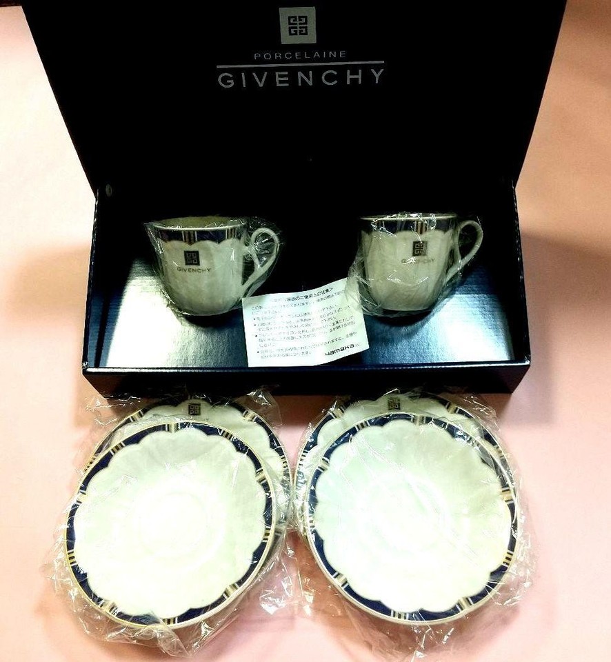 GIVENCHY Morning Set Plate Cup and Saucer Tableware Collection Stylish ...