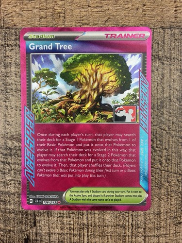 Grand Tree Pokemon Prize Pack Series 6 Promo Pokemon Card NM/LP Stamp ...