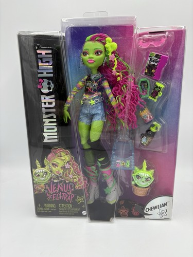 Monster High Green Venus McFlytrap and Accessories with Chewlian in ...