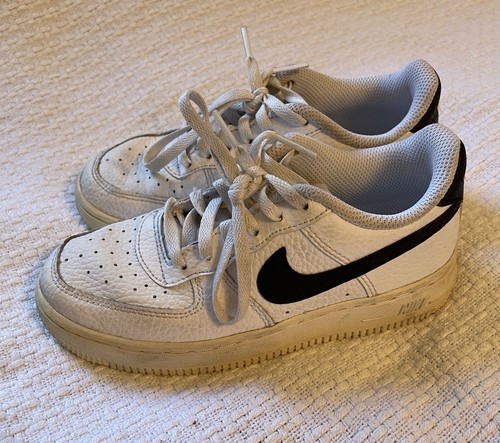 NIKE Little Kids Size 13C White Low FORCE 1 Lace Shoes-VERY NICE | eBay