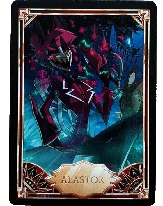 Hazbin Hotel Trading Card - Alastor 03/50 ULTRA RARE - 2nd edition | eBay