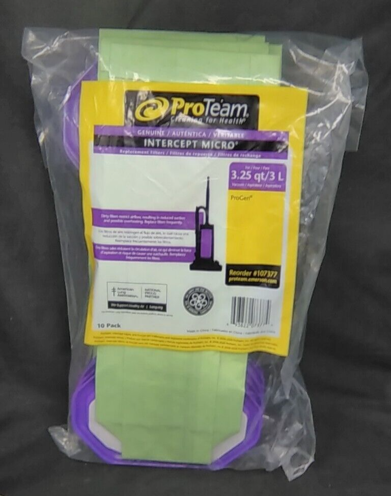 ProTeam 107377 ProGen 12/15 Intercept Micro Filter Vacuum Bags - 10 ...