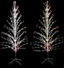 72" LIGHTED CASCADE OUTDOOR CHRISTMAS TREE CLEAR OR MULTI COLORED ...