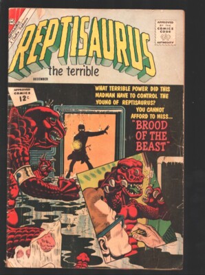Reptisaurus #6 1962 - Charlton -VG - Comic Book | eBay