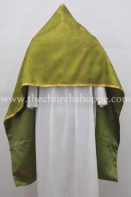NEW OLIVE GREEN Set of 2 Roman Catholic Church VIMPS ,VIMPA | eBay