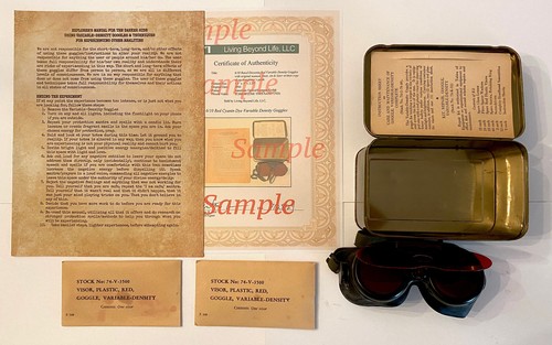 X--10/10 Red quinoline cyanin dye Goggles Nightmare Vision Demon-Sight ...