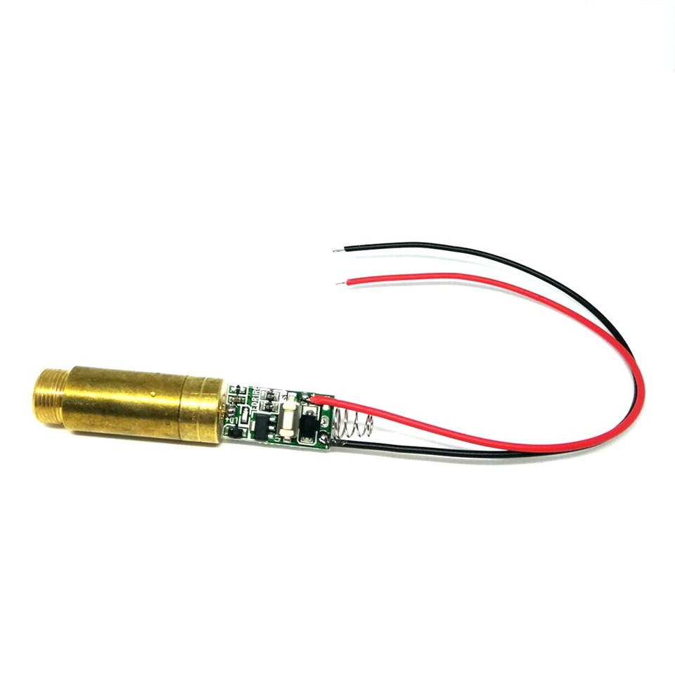 532nm Green Diode Lasers 10mw Brass Laser Dot Module 3V with Driver ...