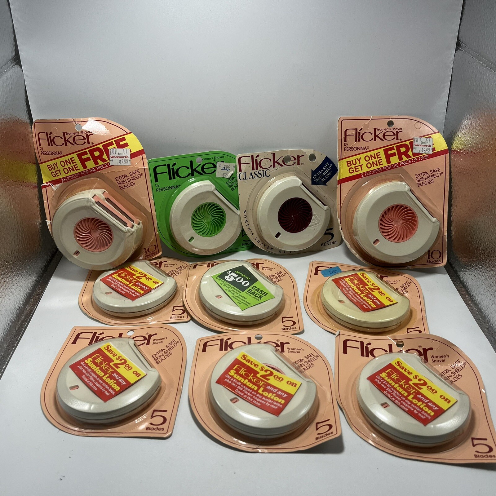 Lot Of 10 Vintage Flicker Personna Women’s Ladie's Safety Shaver 65 ...