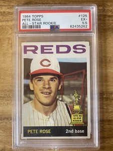 Pete Rose 1964 Topps #125 All-Star Rookie Price Guide - Sports Card ...