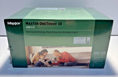 Maxtor OneTouch III USB 2.0 500 GB Backup & Storage | eBay