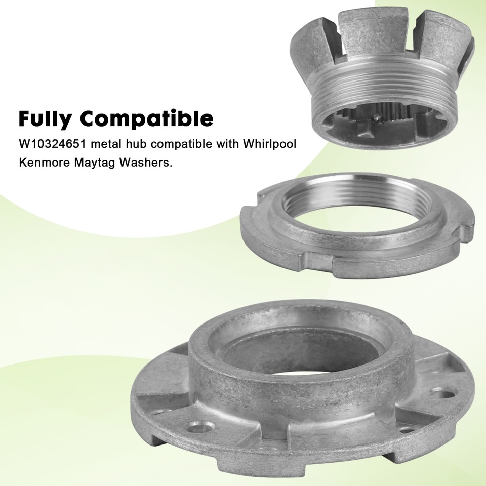 Upgraded W10324651 Drive Hub Kit Replaces for Whirlpool Maytag Kenmore ...