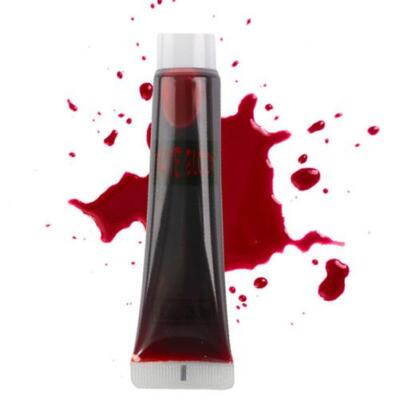 FAKE BLOOD FANCY DRESS SPECIAL FX MAKE-UP REALISTIC SAFE FOR SKIN GORY ...