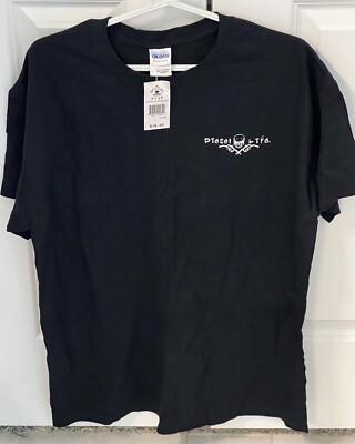 Diesel Life Skull & Pumps Men's T-Shirt Vintage New Black & White | eBay