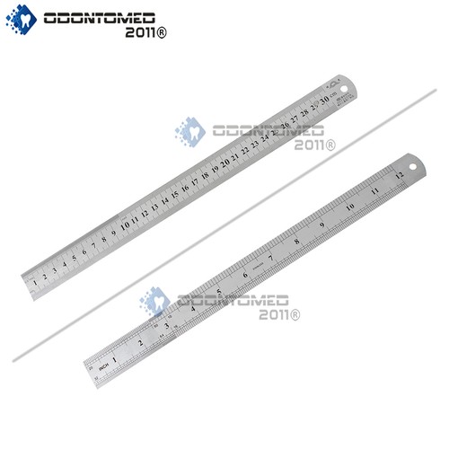 12" 300mm NON SKID Measuring Ruler Scale Mark SAE & Metric Scale Office ...