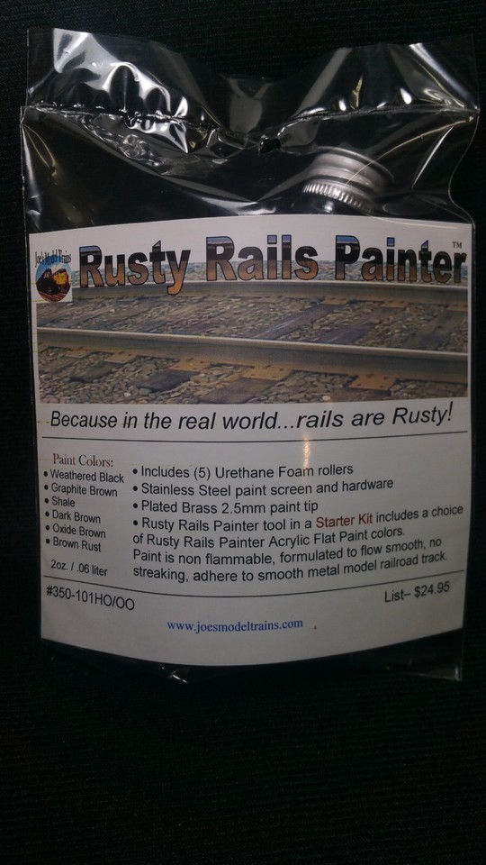 Rusty Rails Painter® ( The "Mini Paint Roller" ) by Joes Model Trains ...