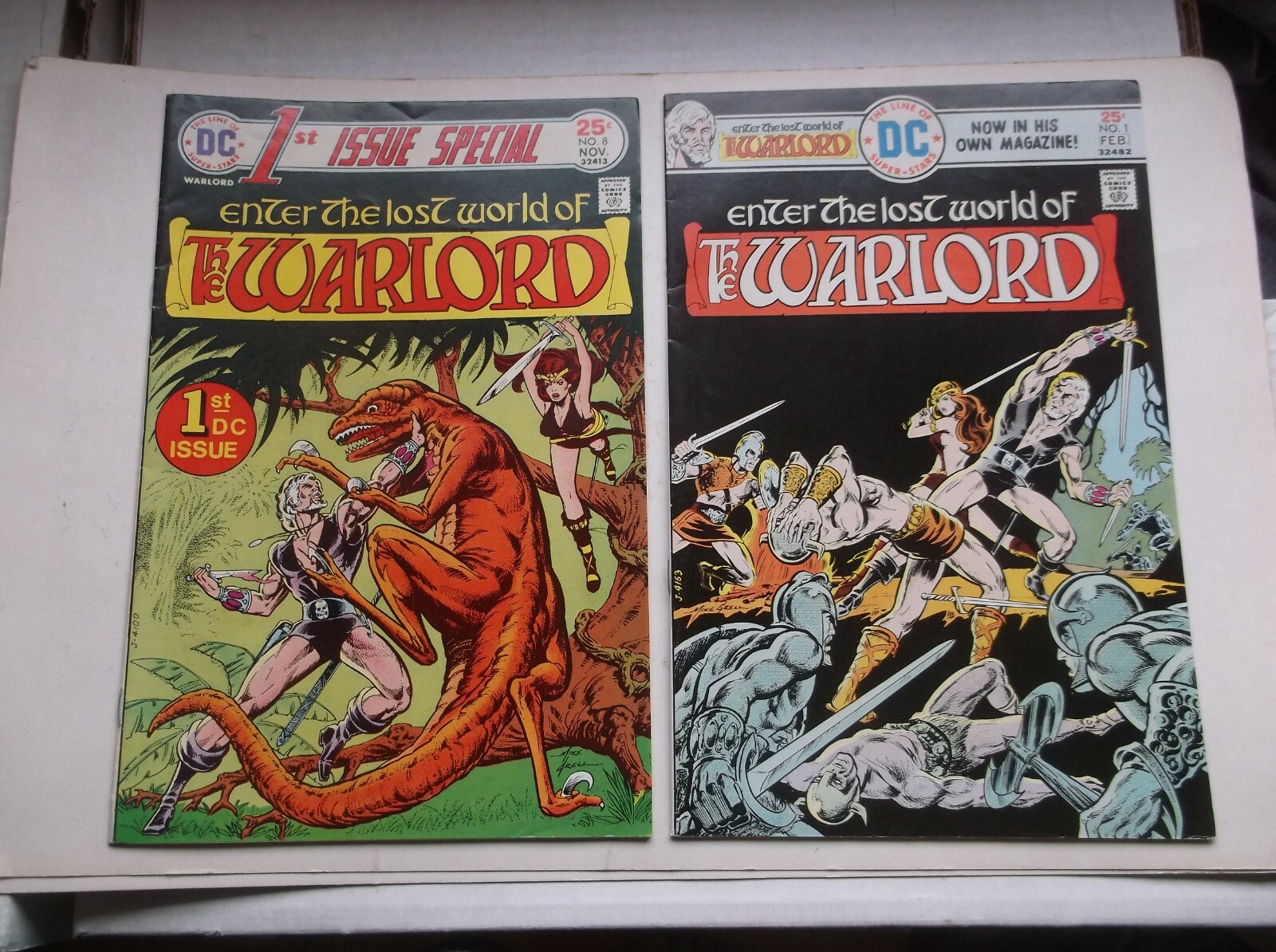 DC: 1ST ISSUE SPECIAL COMIC BOOK #8 & THE WARLORD #1, 1ST APPEARANCE ...