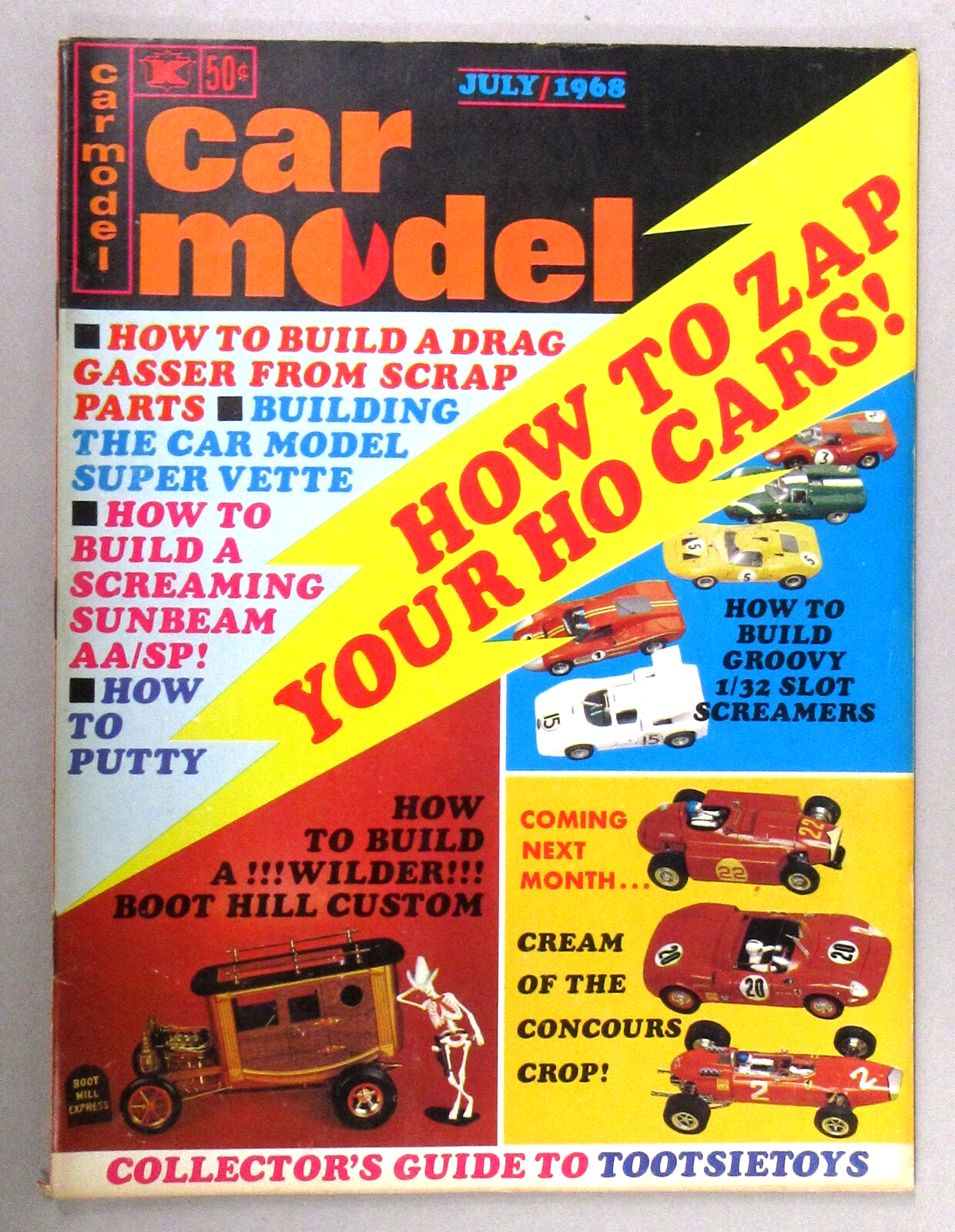 July 1968 CAR MODEL Magazine car kits & slot car racing all scales | eBay