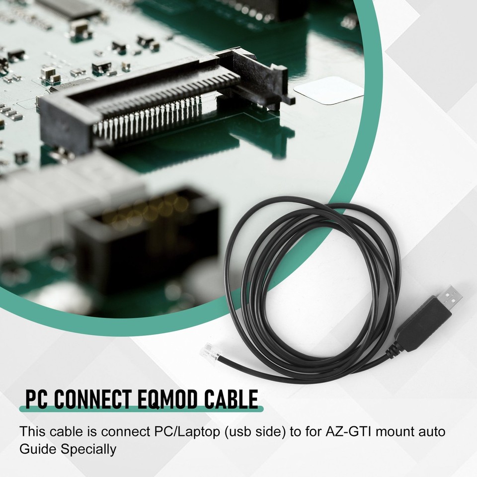 USB To Rj11 Rj12 6P4C Adapter Serial Control Cable EQMOD Cable for ...