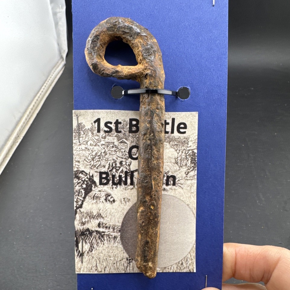 Civil War Iron Tent Stake Hook Bull Run Manassas Dug Relic Antique | eBay
