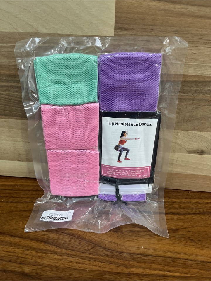 Set of 3 Fabric Elastic Bands, Set Resistance Bands for Women Men | eBay UK