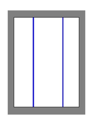 8.5x11" Blue Line Inkjet Iron On Heat Transfer Paper for Dark Fabrics ...