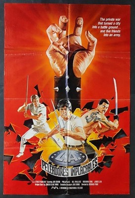 Jun Chong Phillip Rhee martial arts L.A. STREETFIGHTERS org 1985 poster ...