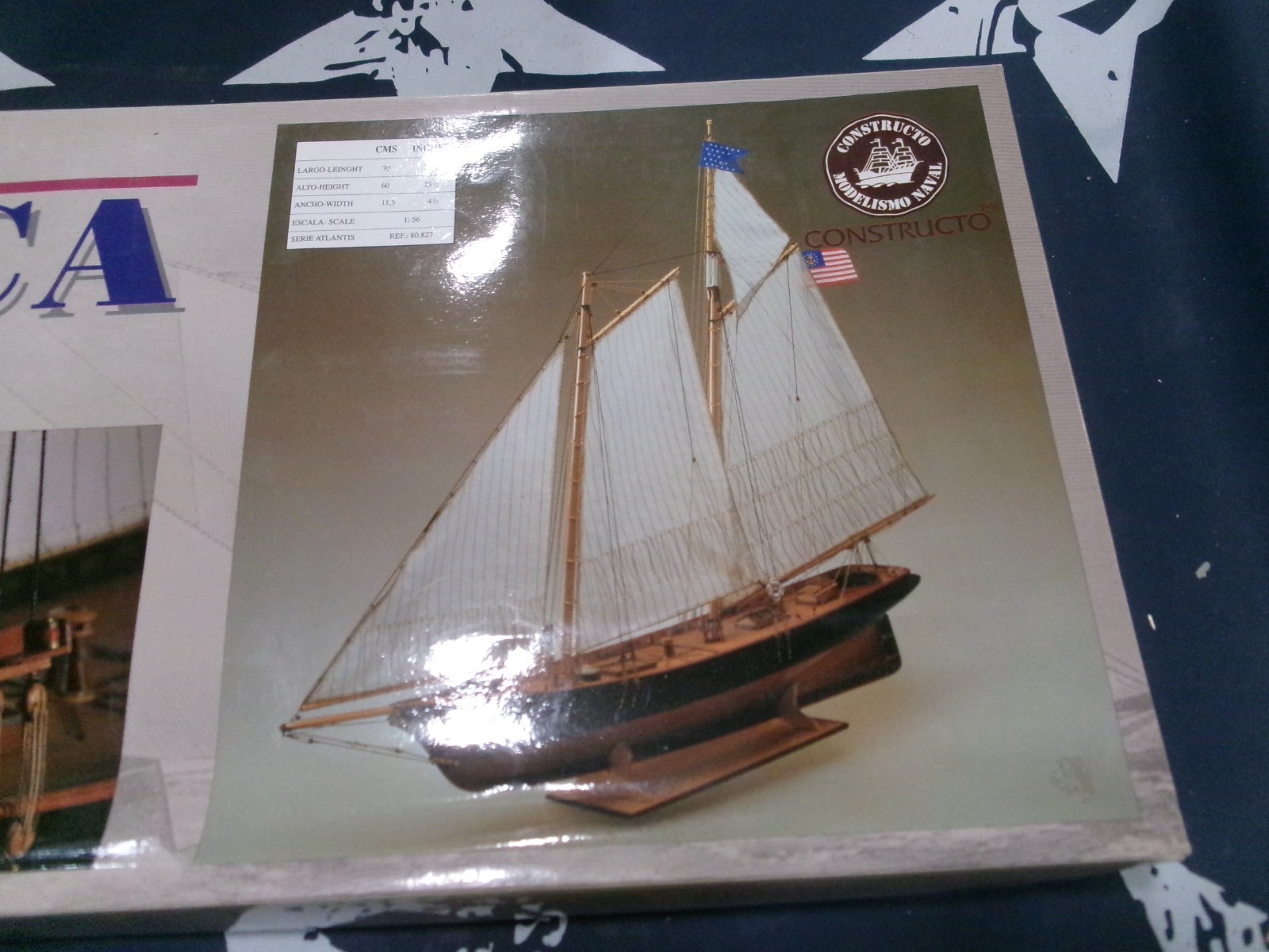 Constructo America New York 1851 Model Wooden Ship Kit | eBay