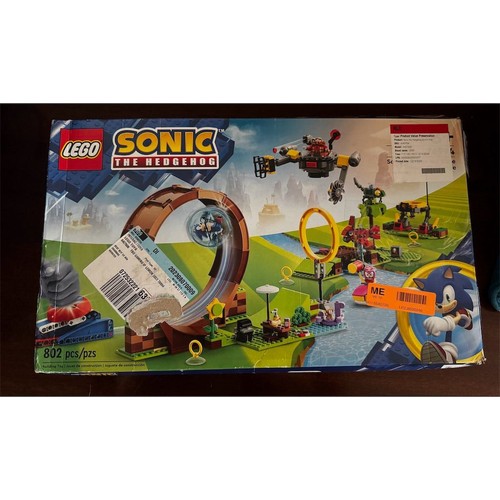 LEGO Sonic Green Hill Zone Loop Challenge Set 76994 - 802 Pieces Boys ...