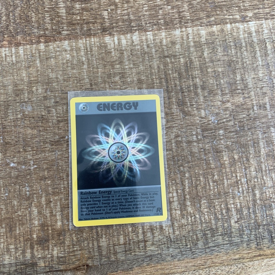 Pokemon TCG Rainbow Energy Card Holofoil Special Energy Rarity | eBay