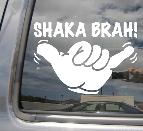 Shaka Brah - Hawaii Aloha Surf Laptop Car Bumper Vinyl Decal Sticker ...